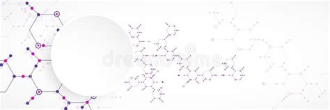 abstract technology hexagonal background connection structure stock