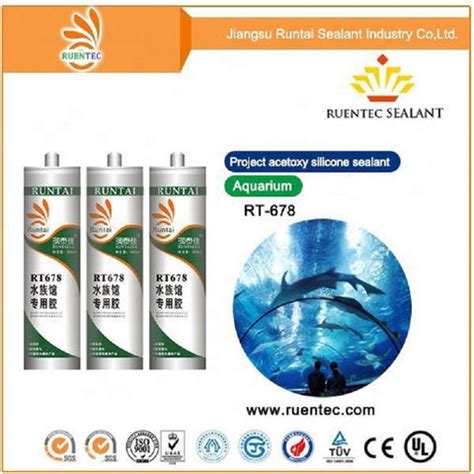 Acetic Rtv Waterproof Silicone Aquarium Sealant To Kitchenware And