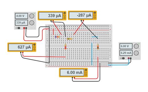 Circuit Design Lab 3 Current Measuring Tinkercad