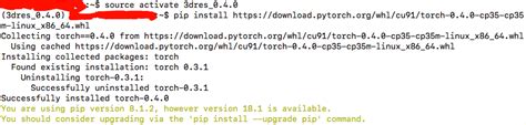 torch0 4 1 and torch 0 3 0 contradict in different conda envs · issue