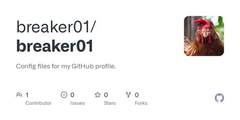 Github Breaker Breaker Config Files For My Github Profile
