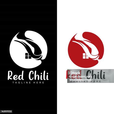 레드 칠리 로고 핫 칠리 페퍼스 벡터 칠리 가든 하우스 일러스트 레이 션 회사 제품 브랜드 일러스트 레이 션 건강한 생활방식에 대한 스톡 벡터 아트 및 기타 이미지 Istock