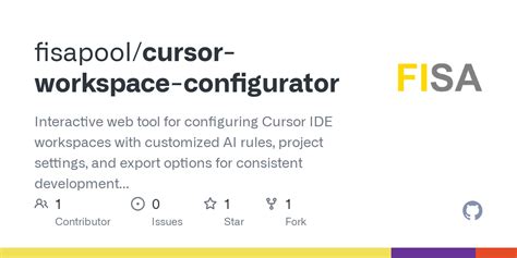 github fisapool cursor workspace configurator interactive web tool