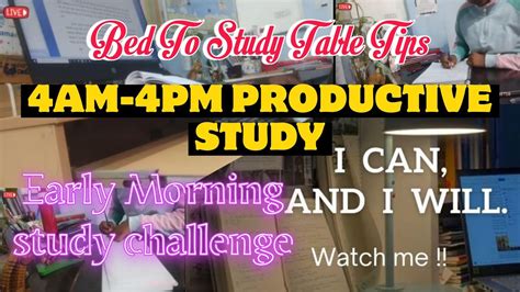 Day 1490 04 Am Productive Study📚 ️🖊📖 With Morning Study Tips 📚 Viral