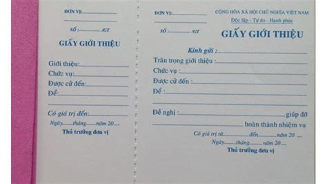 Download mẫu giấy giới thiệu của công ty File word mới nhất