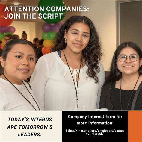 The Script Org The Script Internship Program Is Gearing