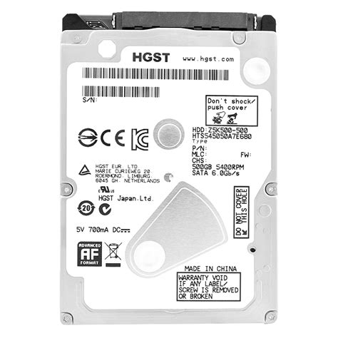 Dysk twardy HGST HTS545050A7E680 500GB SATA III 2,5" - porównaj ceny ...