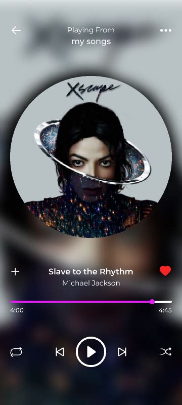 Music Player Ui Daily Ui 009 Figma