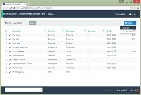 Github Isisaddons Legacy Isis Wicket Excel As Of V