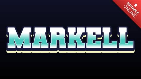 Markell Mummy 3d Text Effect Generator