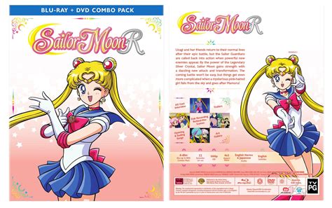 Sailor Moon R Set 1 Blu Ray And Dvd Editions Coming July 14th Dvd Blu