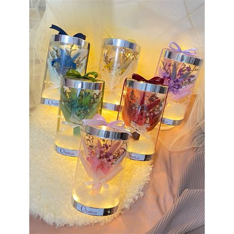 Jual Buket Bunga Mika Tabung Mini Buket Tabung Shopee Indonesia