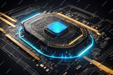 premium photo artificial cyber brain for neural networks design