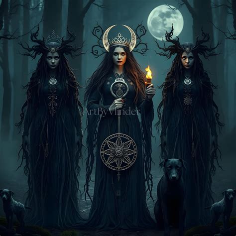 Hecate The Triple Path Maiden Mother Crone Sacred Feminine