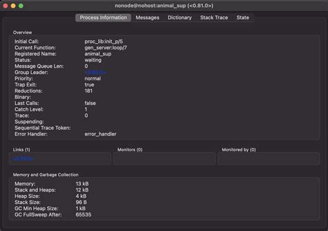 gen server cannot find supervisor and gen servers in erlang observer