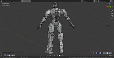 Robot Character Rig Rts 03 3d Model By Billnguyen1411