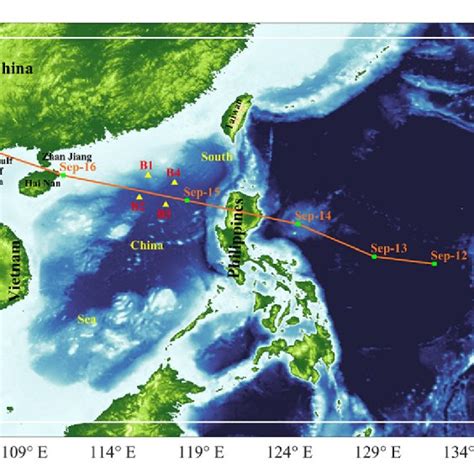 Quantification Of Typhoon Track Simulation A Track Deviation Download Scientific Diagram