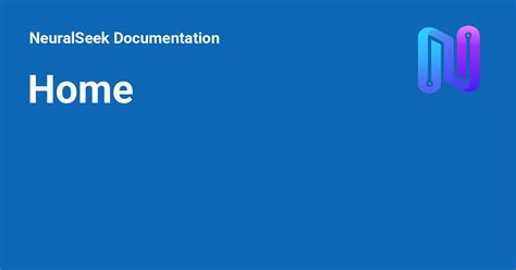 Home Neuralseek Documentation