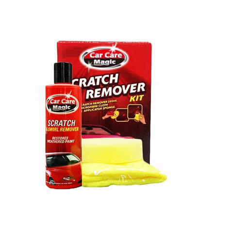 Scratch Remover Kit Color Carton Contains Clean Tools Safeandefficient