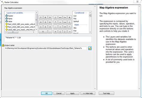 Arcgis Desktop Why Is Modelbuilder Raster Calculator Only Exporting