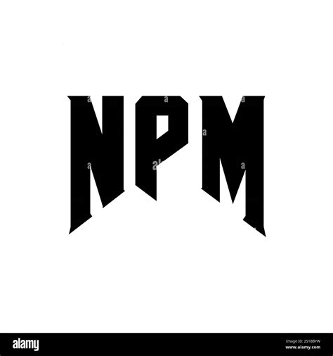 Npm Logo Design Stock Vector Images Alamy