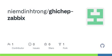 github niemdinhtrong ghichep zabbix
