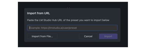 Importing and Sharing | LM Studio Docs