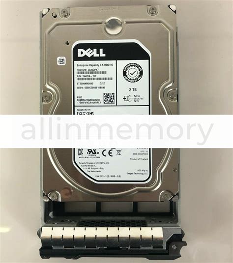 dell r430 r720 r730 t720 730 2t 2tb sas 12gb 7 2k 0k7vw5 hard drive