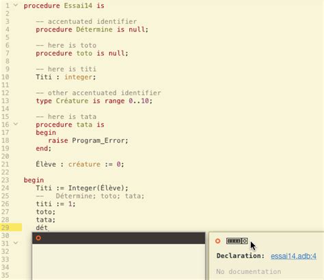 Completion With UTF Encoding Issue AdaCore Gnatstudio GitHub