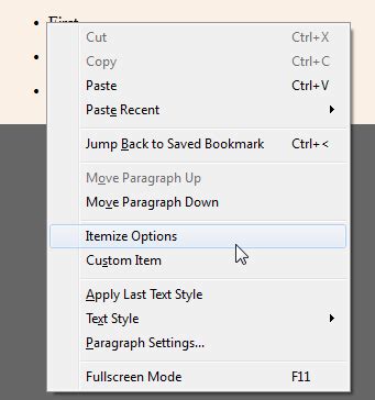 Lyx Change The Shape Of The Bullet List TeX LaTeX Stack Exchange