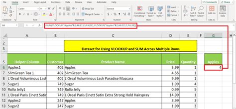 How To Use Vlookup To Sum Multiple Rows In Excel 3 Methods Pc Guide