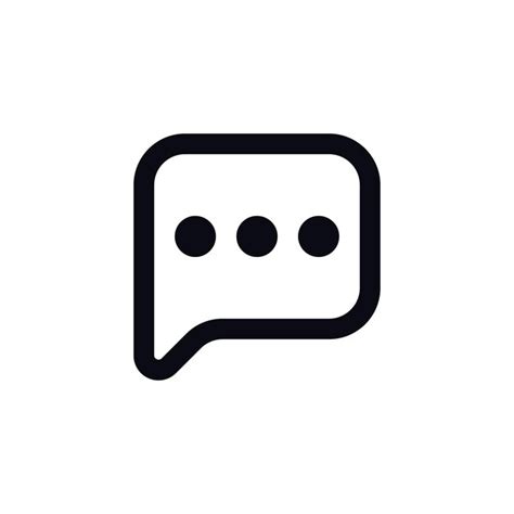 Premium Vector Chat Bubble Messages Icon