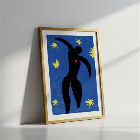 Matisse Icarus Jazz Poster Digital Download 1947 Abstract Cutout