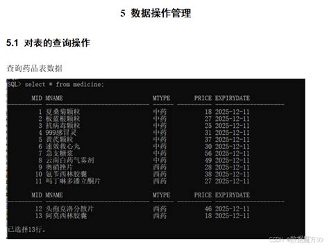 Oracle课程设计 药店药品库存管理系统数据库设计word实验报告数据库课程设计药店药品管理系统 Csdn博客