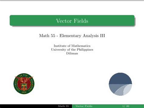 PDF 12 Vector Fields Handout DOKUMEN TIPS
