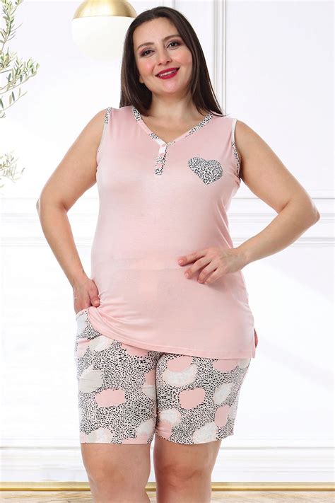 Bella Linda Büyük Beden Şortlu Kadın Pijama Takımı Fiyatı Yorumları Trendyol