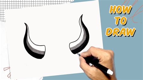 How To Draw Devil Horns Step By Step