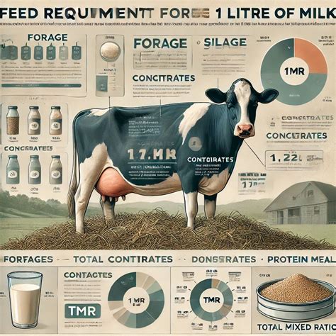 5 Minutes Guide Feed Requirement For Dairy Cows To Produce 1 Litre Of Milk 1 General Feed