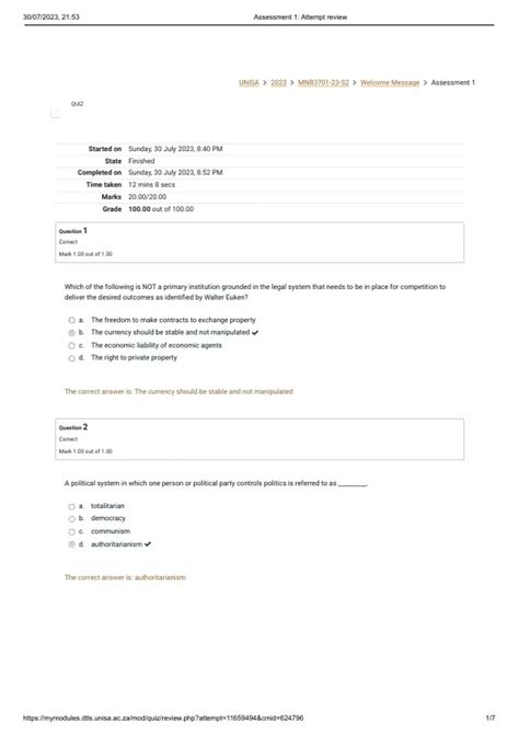 Mnb3701 Assignment 1 Semester 1 2024 Mnb3701 Global Business Management Ia Mnb3701 Stuvia Sa