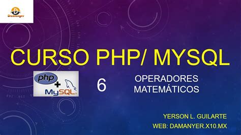 Curso Php Y Mysql Gratis 6 Youtube
