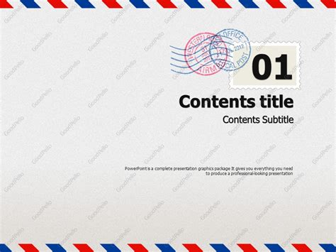 편지봉투 템플릿 Goodpello