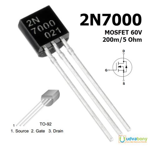 Guide To 2n7000 Mosfet Pinout Specs Equivalent 51 Off