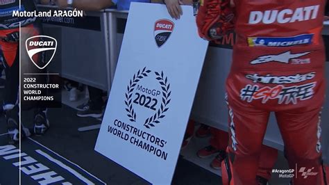 ducati constructors world champion with 5 races to go r motogp
