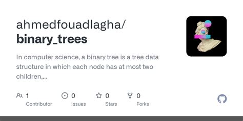 GitHub Ahmedfouadlagha Binary Trees In Computer Science A Binary Tree Is A Tree Data