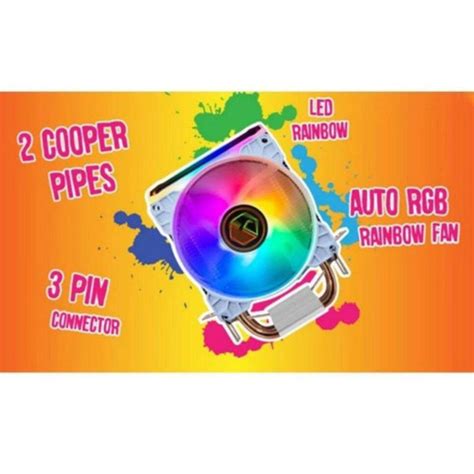 Jual Cpu Cooler Fan Cooler Intel And Amd Cube Gaming Wind V2 Argb White Jakarta Barat