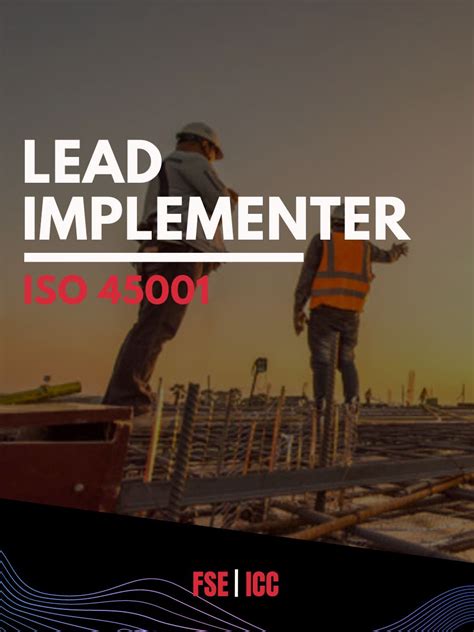 Iso 45001 Lead Implementer Course Fse Icc