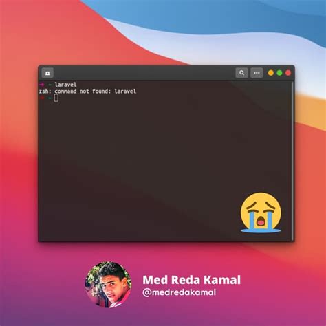 how to fix laravel command not found on zsh ppt