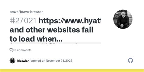 And Other Websites Fail To Load When `brave