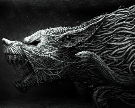 Werwolf 3D HD Desktop-Hintergrund: Widescreen: High-Definition: Vollbild