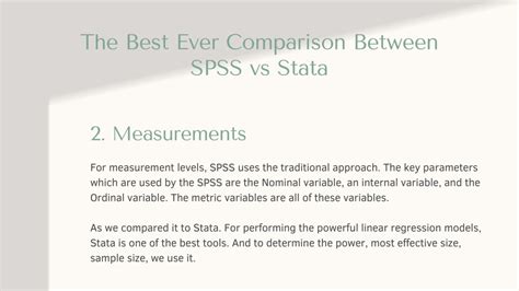 Ppt Spss Vs Stata The Key Difference That No One Will Tell You Powerpoint Presentation Id